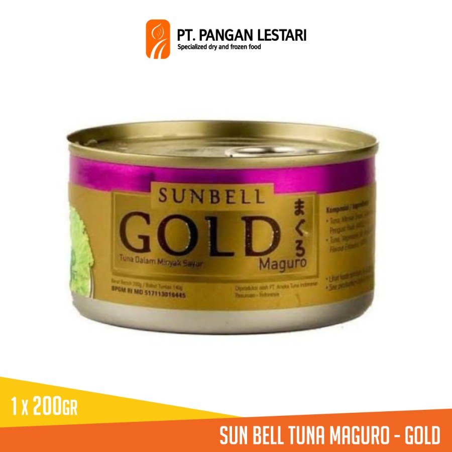SUNBELL TUNA MAGURO GOLD 200 GR - Pangan Lestari