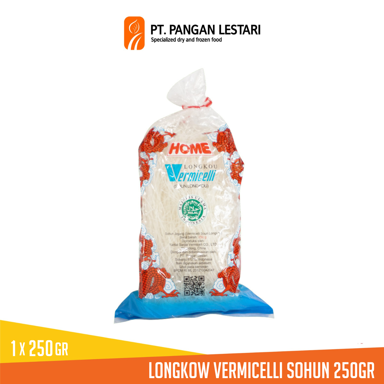 LONGKOW VERMICELLI HOME 250GR - Pangan Lestari