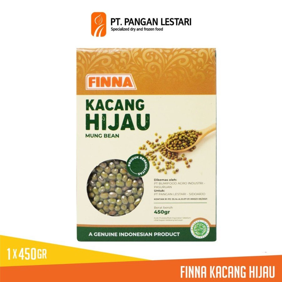 FINNA KC HIJAU @ 500GR X 32PAK - Pangan Lestari
