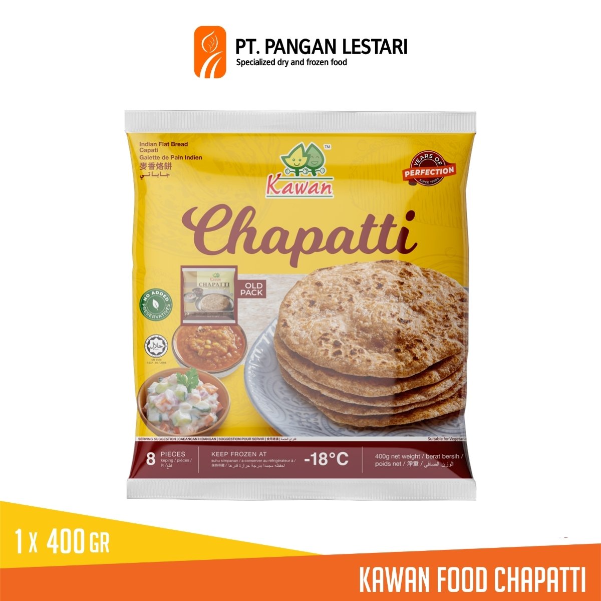 KAWAN FOOD Chapatti - Pangan Lestari