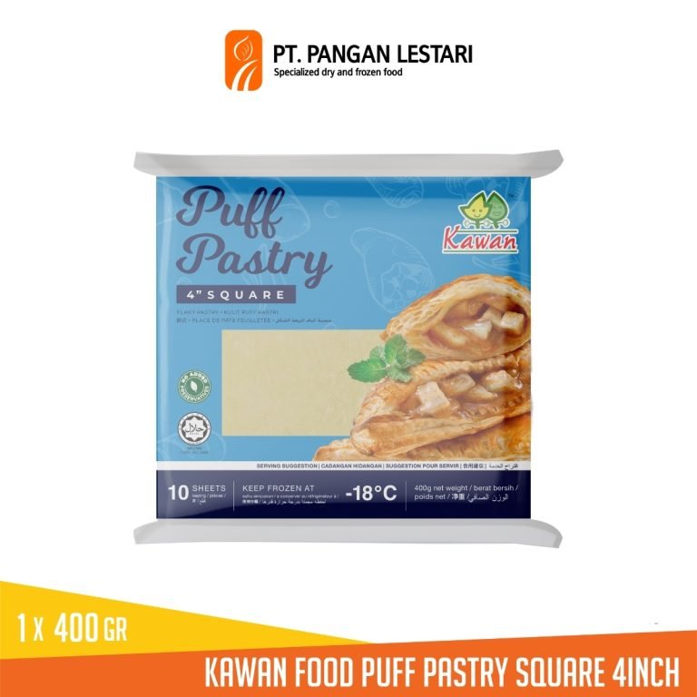 KAWAN FOOD Puff Pastry Square (4 inch) - Pangan Lestari