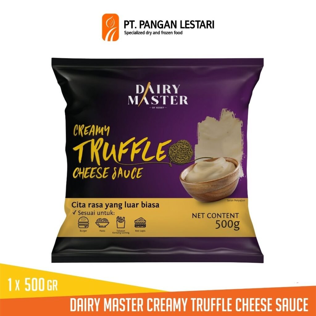 DAIRY MASTER Creamy Truffle Cheese Sauce (500 g) - Pangan Lestari